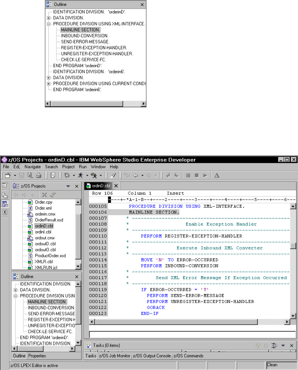 Part 3: XML enablement - Exploring WebSphere Studio Enterprise ...