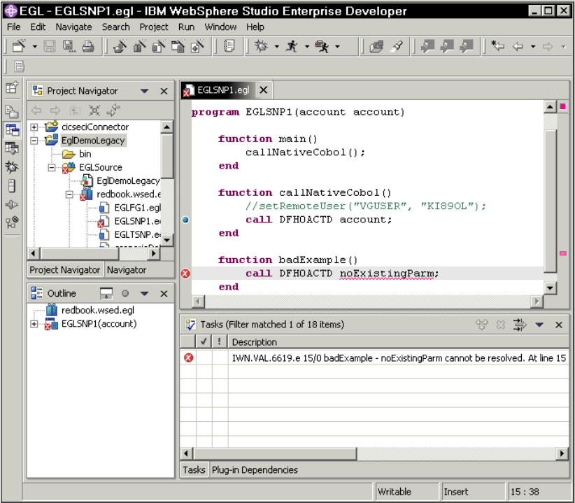 J2EE Connector architecture - Exploring WebSphere Studio Enterprise ...
