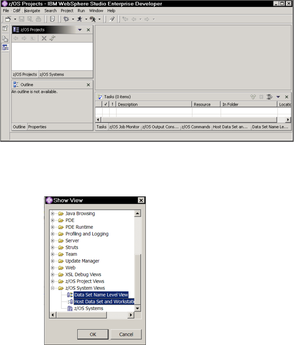 Part 2: z/OS application development tools - Exploring WebSphere Studio ...
