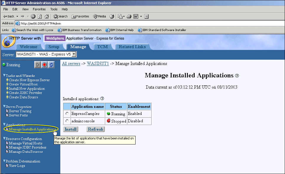 Virtual hosts - Integrating Lotus Domino 6 and WebSphere Express V5 on ...