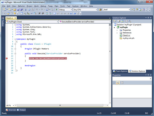 Attaching the Debugger to the host Process - Microsoft Dynamics CRM ...