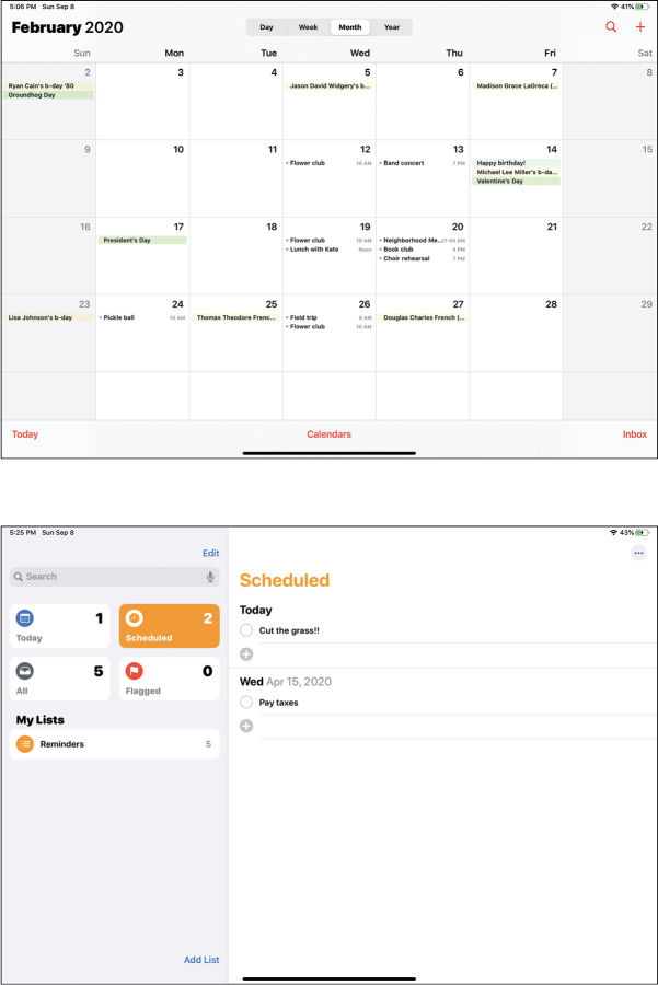 13. Staying Organized with Calendar and Reminders - My iPad for Seniors ...