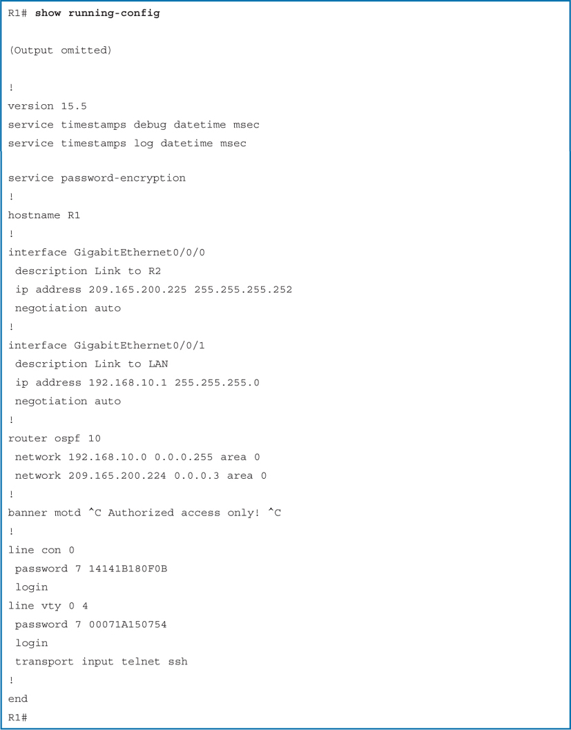 Code Snippets - Networking Essentials Companion Guide v3: Cisco ...