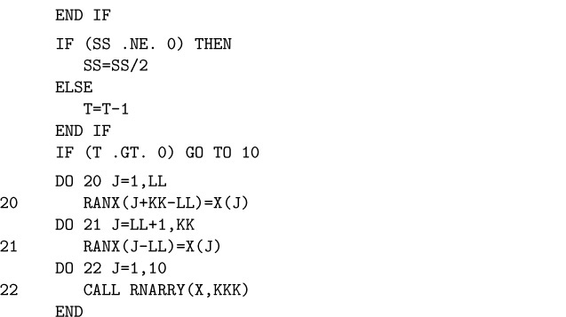 Code Snippets - Art of Computer Programming, Volume 2: Seminumerical ...