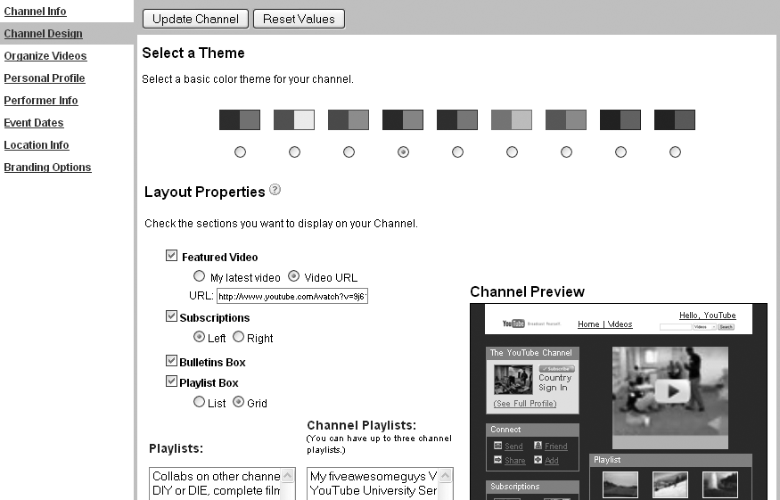 Customizing Your Channel, or "Pimping Your Profile" - YouTube: An ...