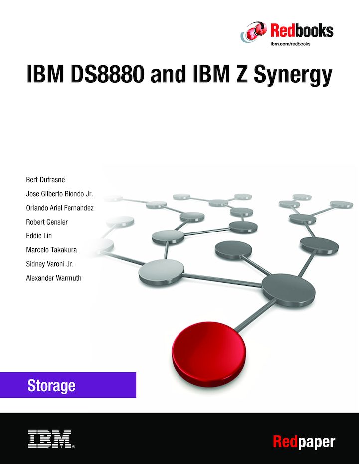 Front cover - IBM DS8880 and IBM Z Synergy [Book]