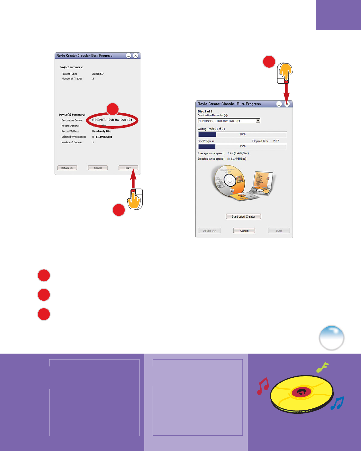 Beginning an Audio CD Project with Creator Classic - Easy Creating CDs ...