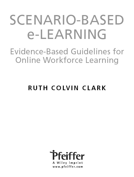 Title - Scenario-based e-Learning: Evidence-Based Guidelines for Online ...