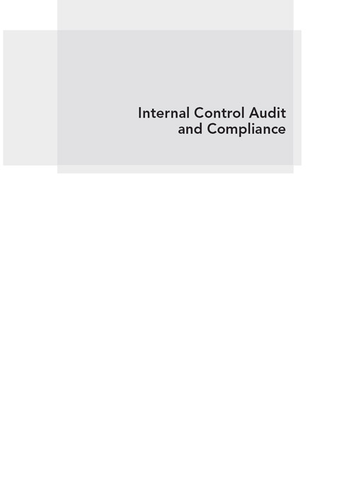 Internal Control Audit and Compliance - Internal Control Audit and ...