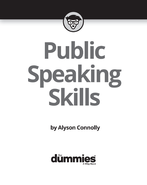Title Page - Public Speaking Skills For Dummies [Book]