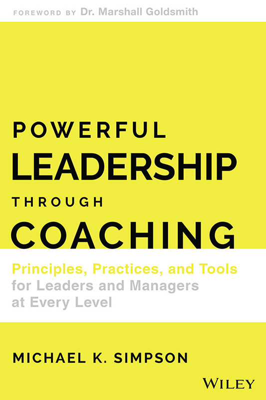 Cover - Powerful Leadership Through Coaching [Book]