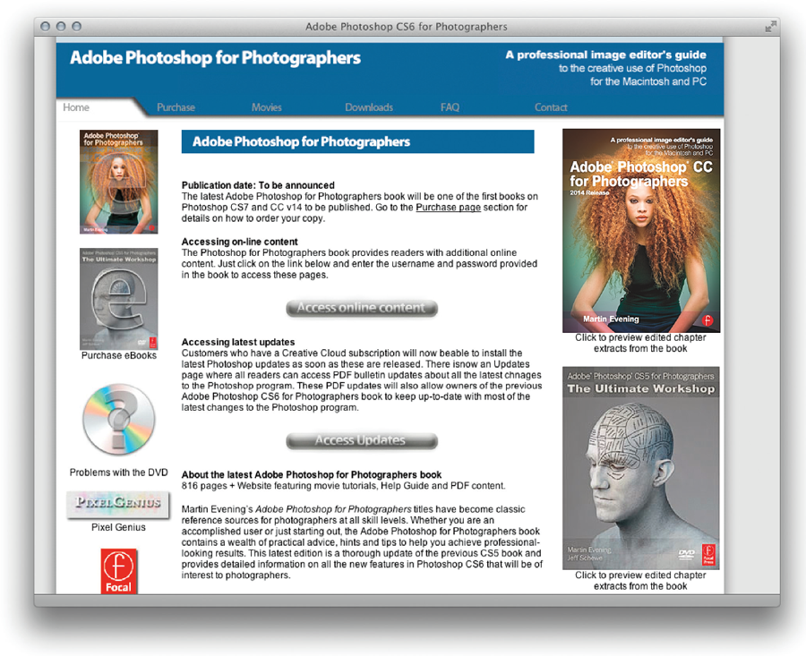 What’s different in this book - Adobe Photoshop CC for Photographers ...