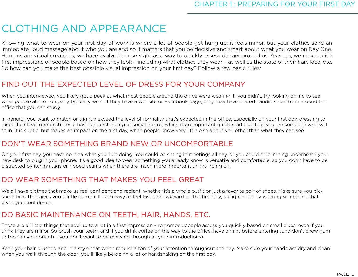 Clothing and Appearance - Being New at Work: A Guide for Mastering the ...
