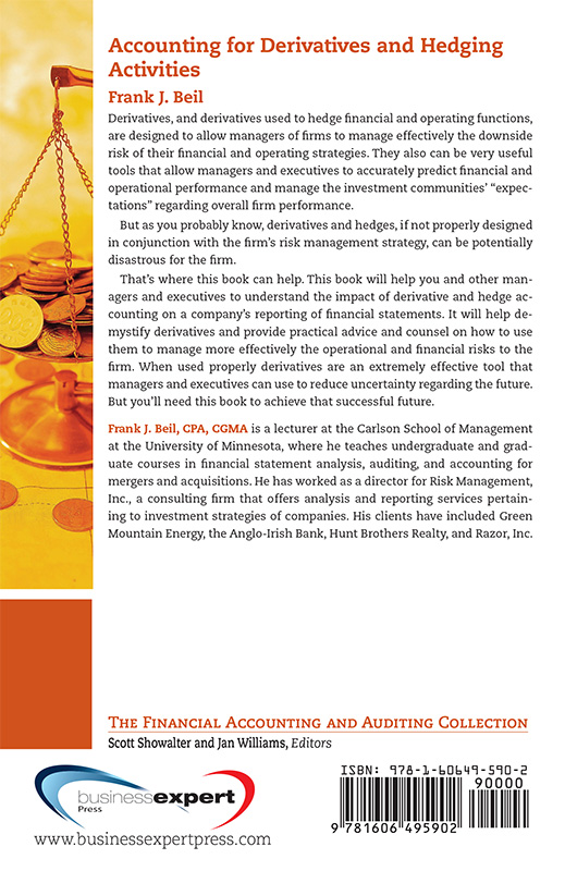 Backcover - Accounting for Derivatives and Hedging Activities [Book]