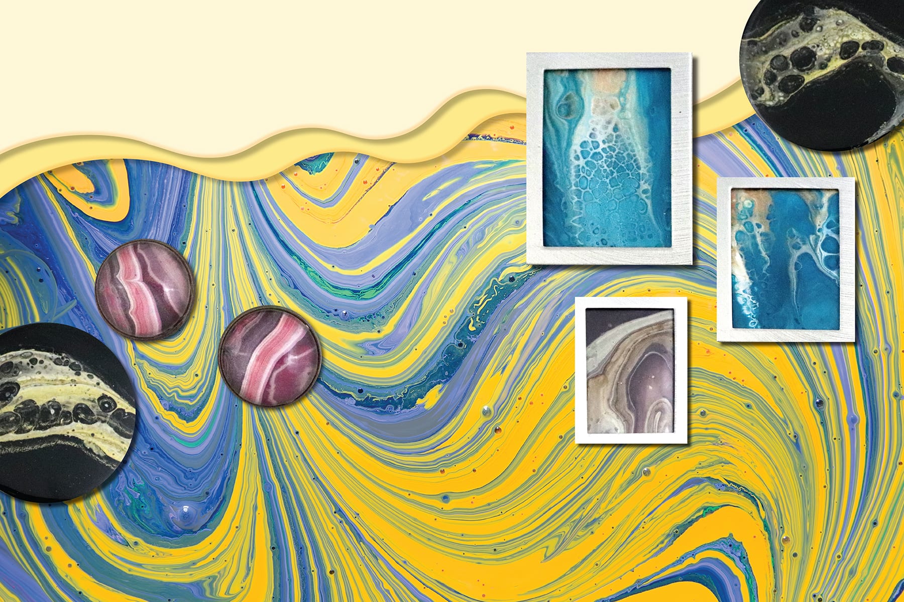 Alternative Surfaces - The Art of Paint Pouring [Book]