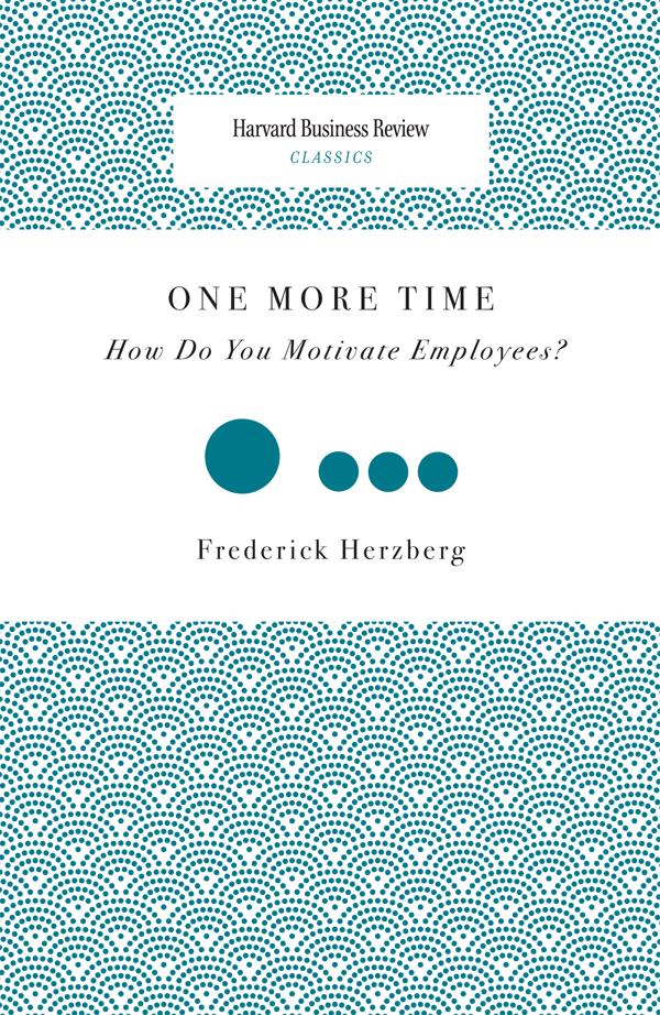 Cover Page - One More Time [Book]