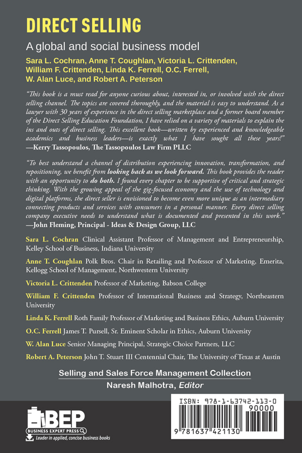 Backcover - Direct Selling [Book]