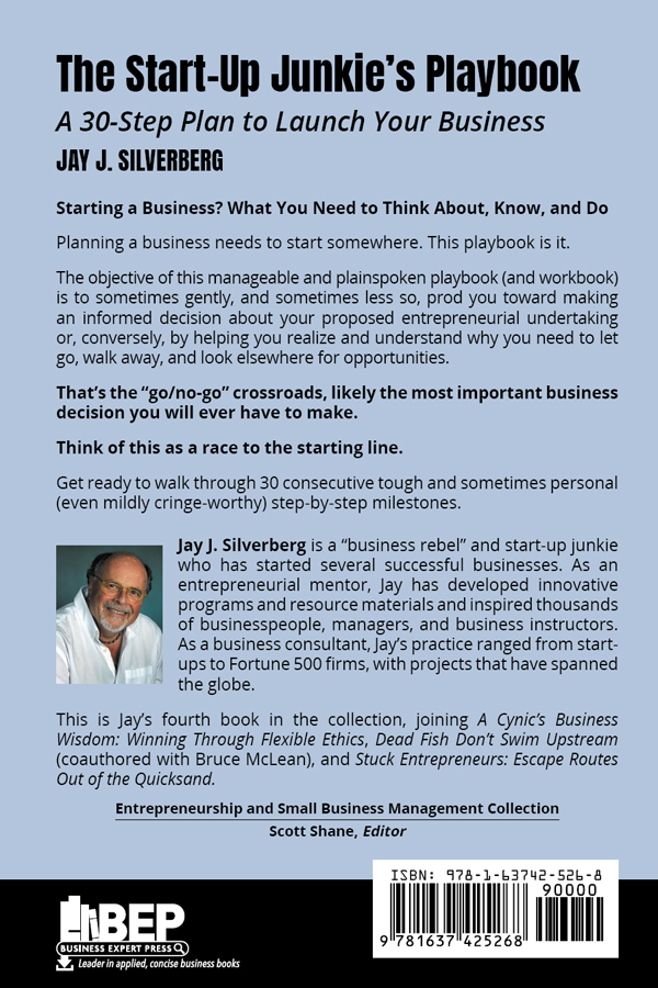 Backcover - The Start-Up Junkie’s Playbook [Book]