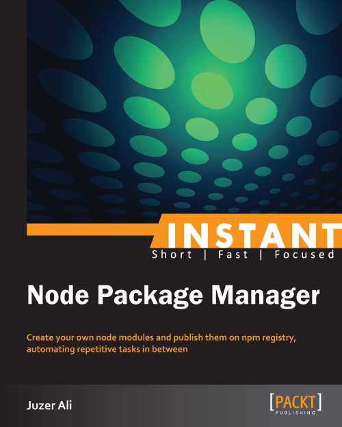 Cover - Instant Node Package Module [Book]
