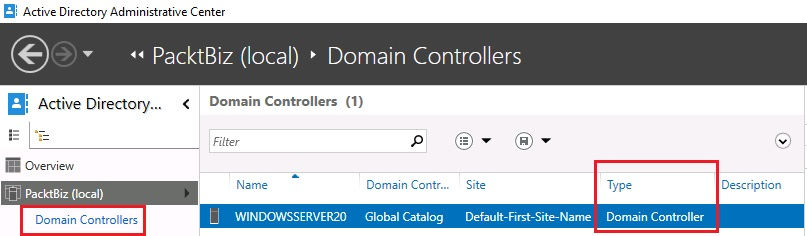 Domain controller (3.3.1) - Windows Server 2016 Administration ...