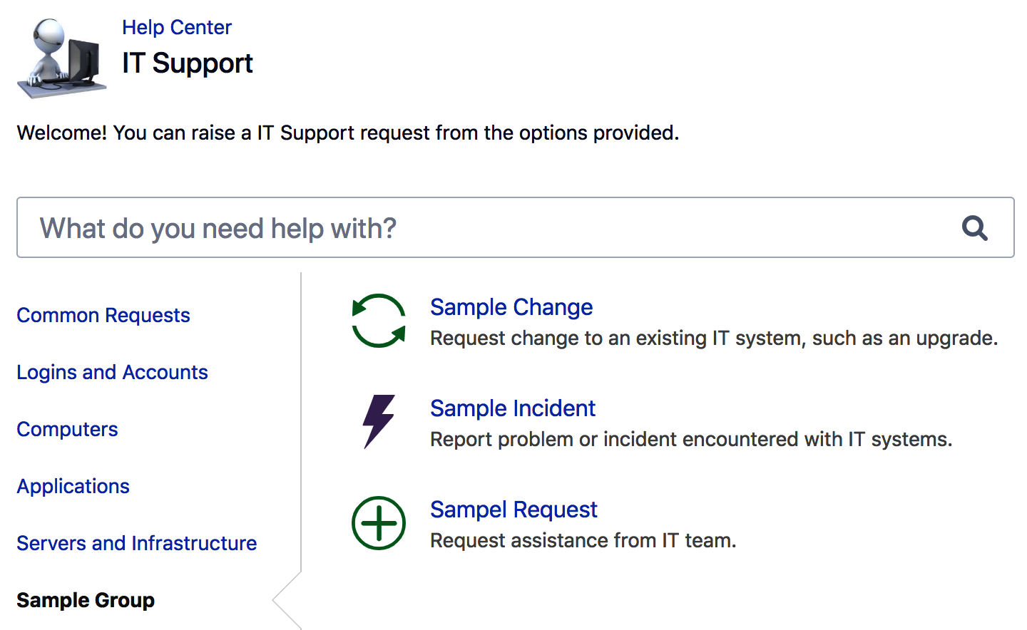 Organizing request types into groups - Jira 8 Essentials - Fifth ...