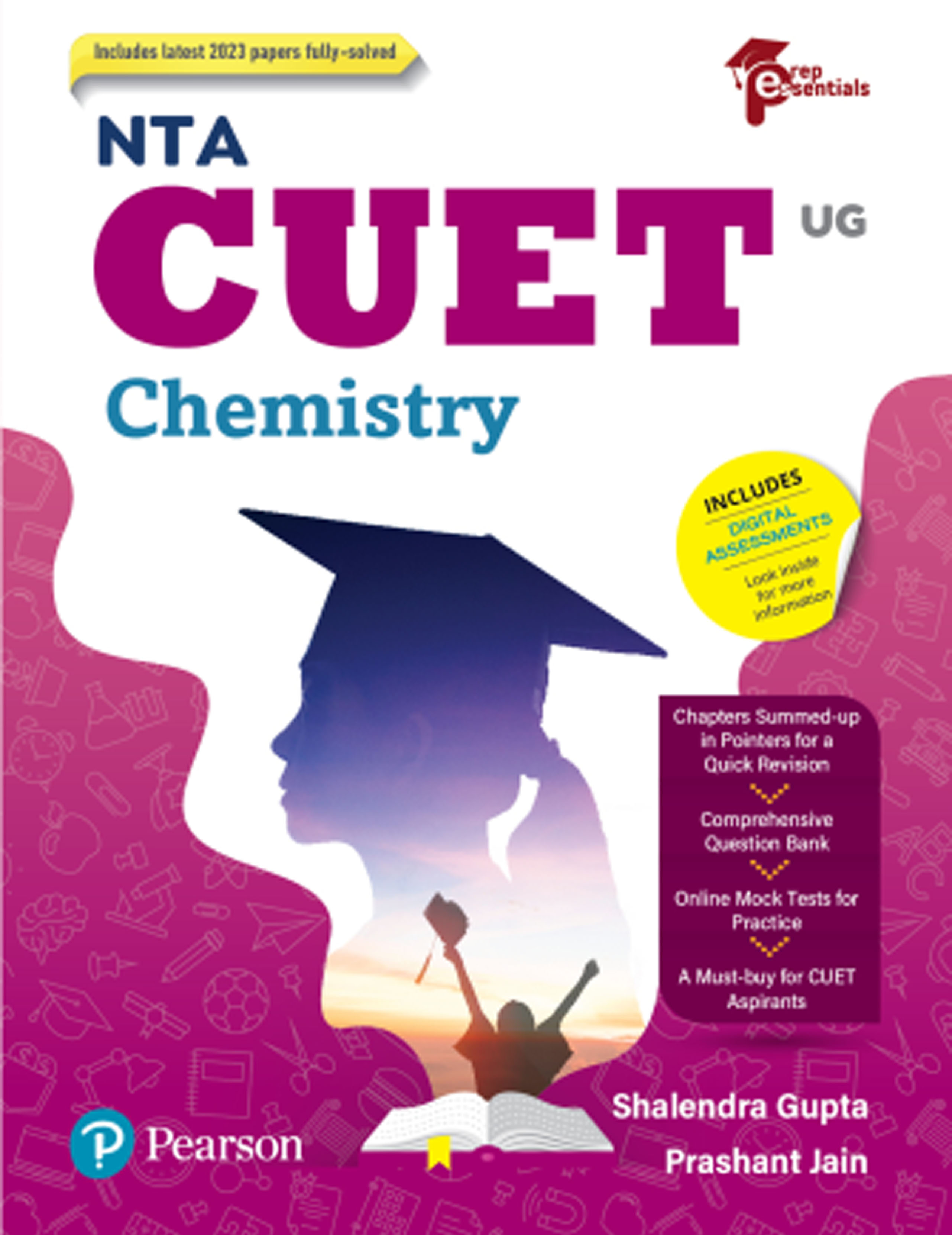 Cover - NTA CUET- UG 2024 Chemistry | Fully solved 2023 paper ...