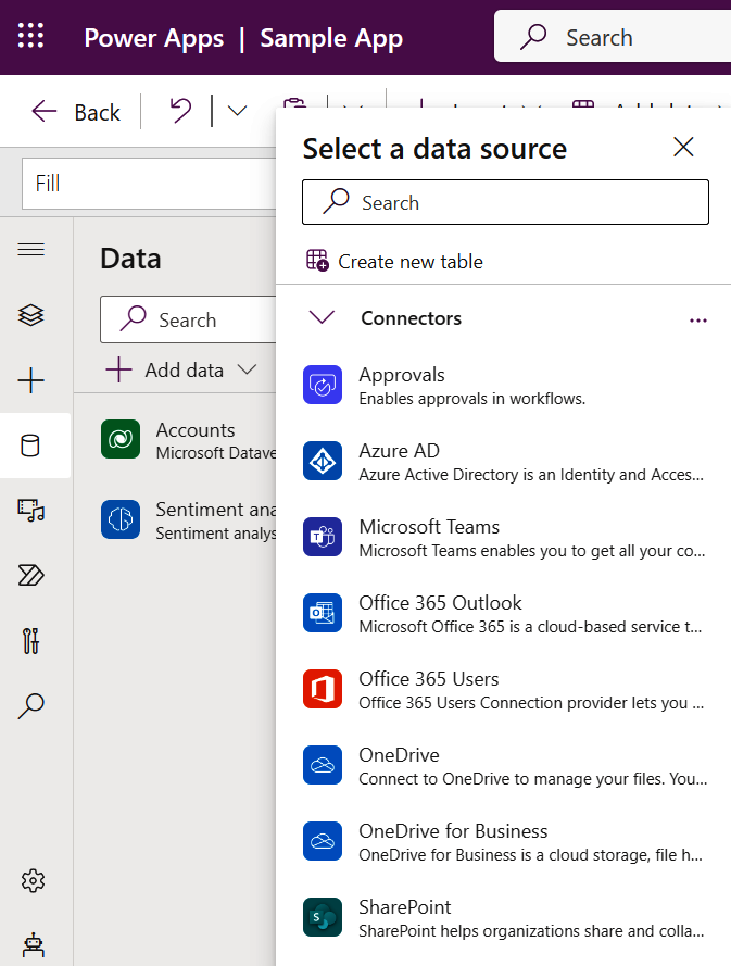 4.データソースとコネクター - Microsoft Power Appsを学ぶ [Book]