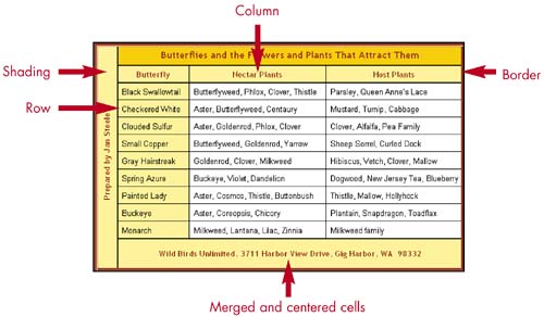 9. Using Columns and Tables - Easy Microsoft® Office Word 2003 [Book]