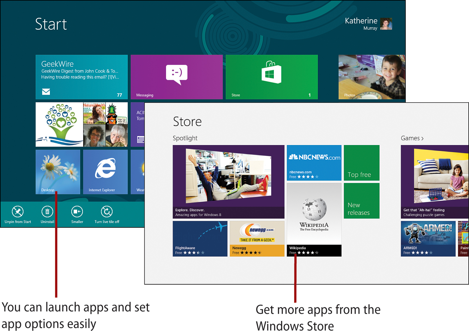 7. Exploring Windows 8 Apps - My Windows® 8 [Book]