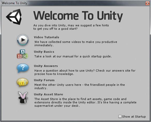 Welcome Screen - Learning 2D Game Development with Unity®: A Hands-On ...