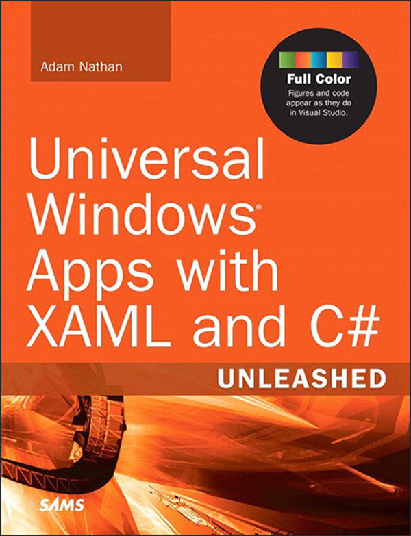 Cover Page - Universal Windows® Apps with XAML and C# Unleashed [Book]