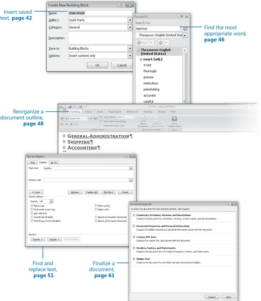 2. Editing and Proofreading Documents - Microsoft® Office Home and ...