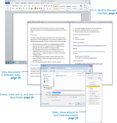 1. Explore Word 2010 - Microsoft® Word 2010 Step by Step [Book]