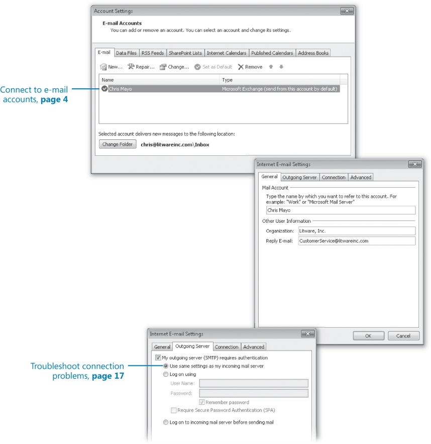 1. Get Started with Outlook 2010 - Microsoft® Outlook® 2010: Step by ...