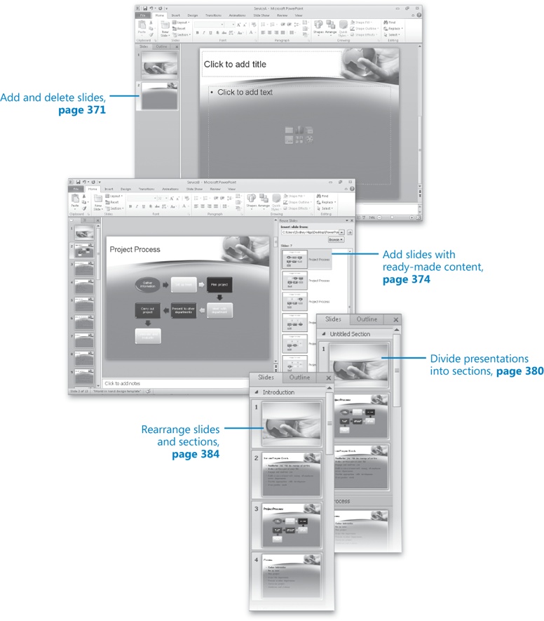 13. Work with Slides - Microsoft® Office Professional 2010 Step by Step ...