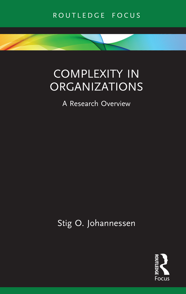 Cover - Complexity in Organizations [Book]