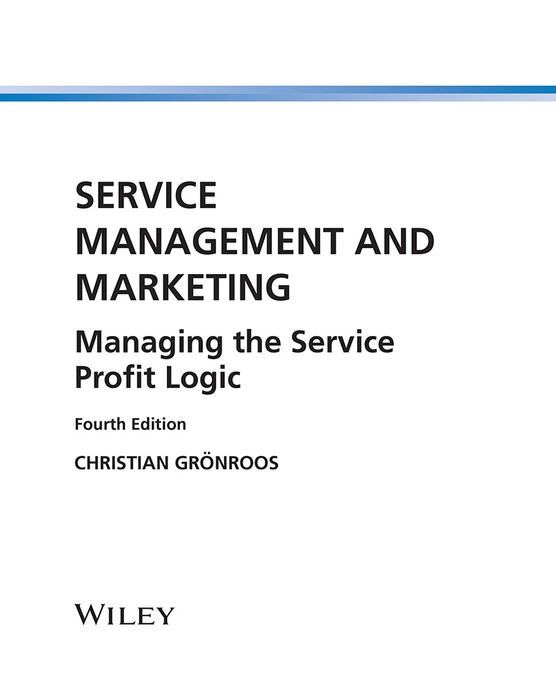 Cover Page - Service Management and Marketing: Managing the Service ...