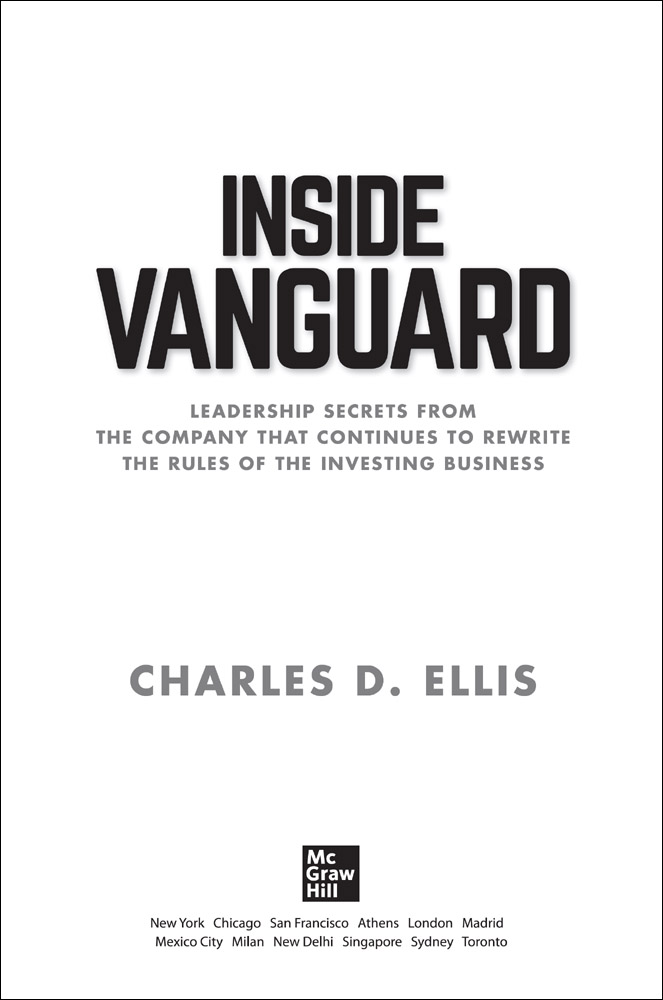 Title Page - Inside Vanguard: Leadership Secrets From the Company That ...