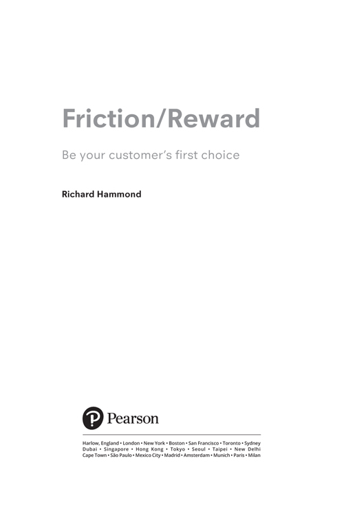 Title page - Friction/Reward [Book]
