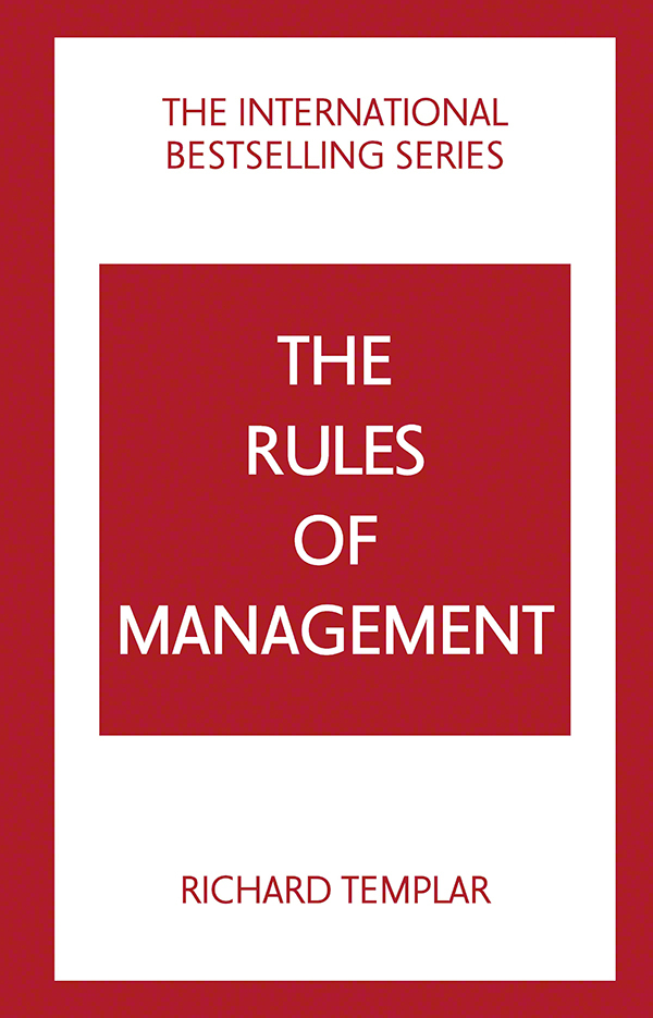 Cover Page - Rules of Management, 5th Edition [Book]