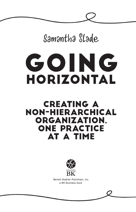Title Page - Going Horizontal [Book]