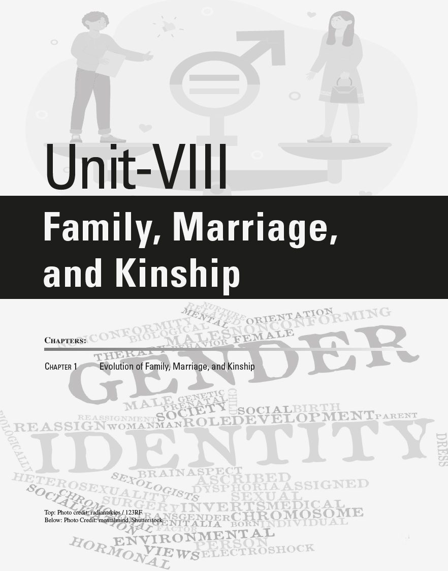 UNIT VIII: FAMILY, MARRIAGE, AND KINSHIP - NTA UGC/NET/SET/JRF ...