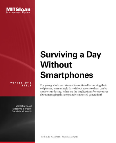 Surviving a Day Without Smartphones [Article]
