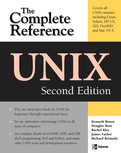 UNIX: The Complete Reference, Second Edition, 2nd Edition [Book]