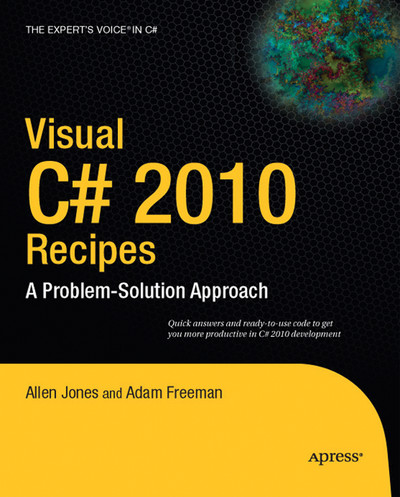 2. Data Manipulation - Visual C# 2010 Recipes: A Problem-Solution ...