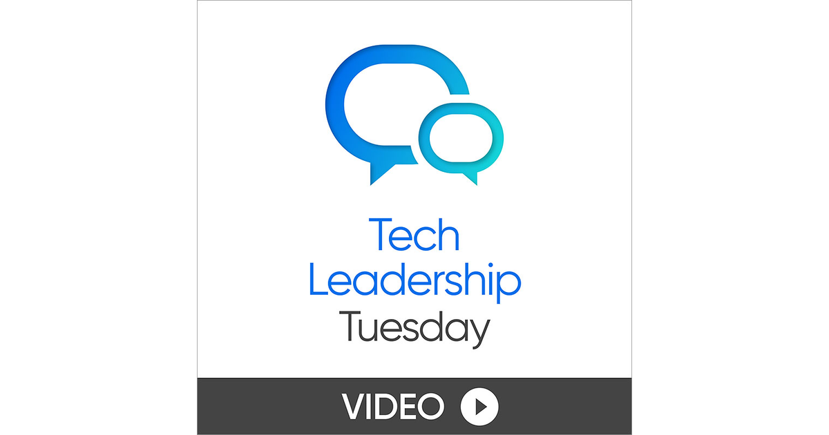 Tech Leadership Tuesday with Lena Reinhard: Communicating Like a Leader ...