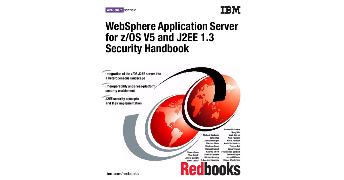WebSphere Application Server for z/OS V5 and J2EE 1.3 Security Handbook ...