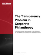 The Transparency Problem in Corporate Philanthropy - The Transparency ...