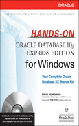Cover Page - Hands-On Oracle Database 10g Express Edition for Windows ...