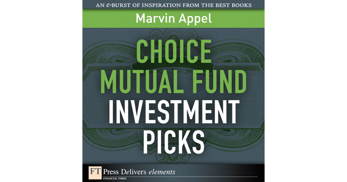 Cover page - Choice Mutual Fund Investment Picks [Book]